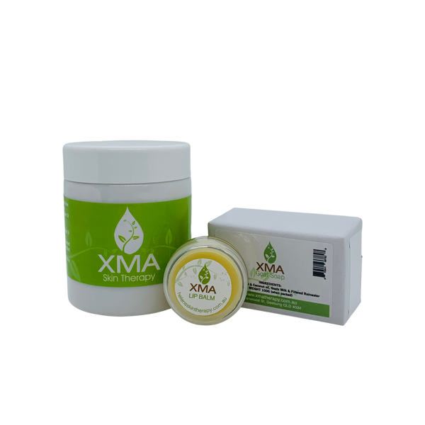 XMA Skin Therapy, Goat Soap & Lip Balm Bundle – Helens Skin Therapy